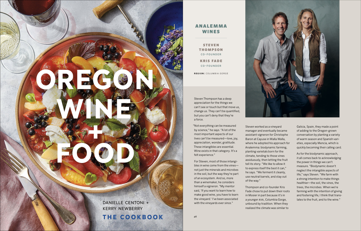 Oregon Wine + Food Cookbook Popup Series - Analemma Wines